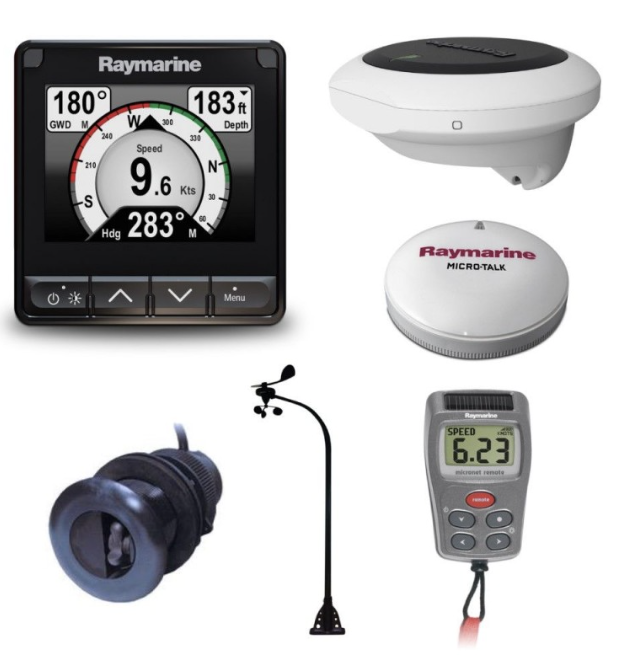 Raymarine i70 Trådløs Vertikal Vind pakke, DST800 Heading Sensor og ...